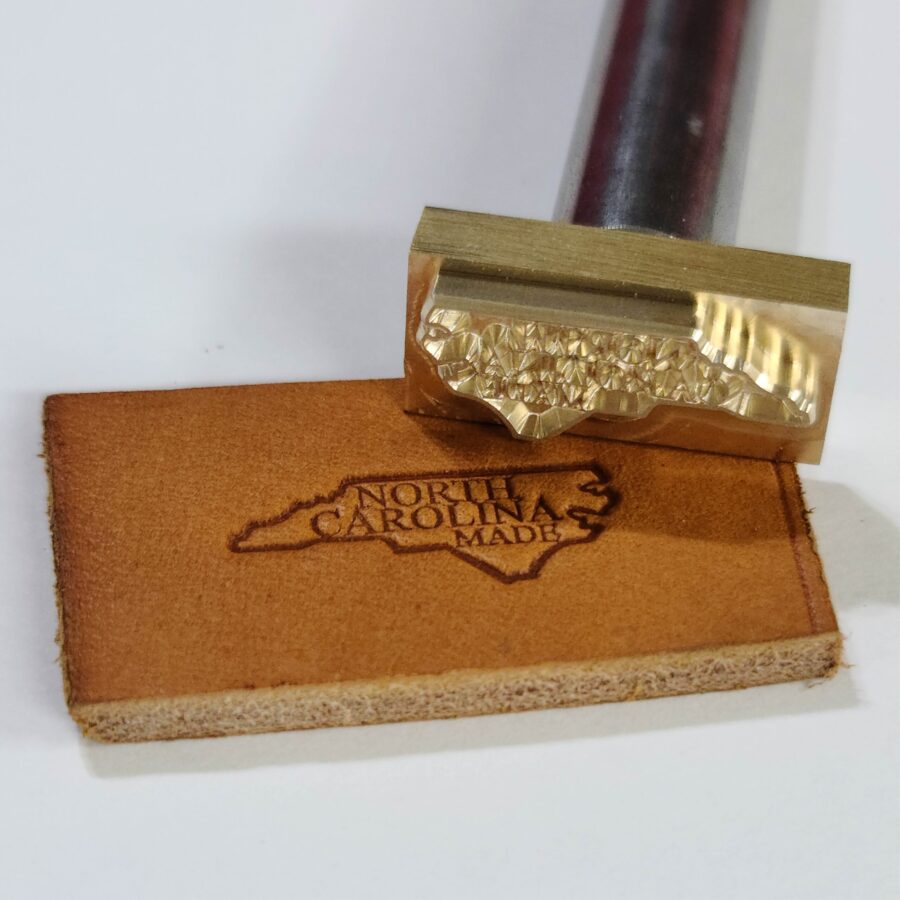 North Carolina Made Stamp - Leather Stamp Maker