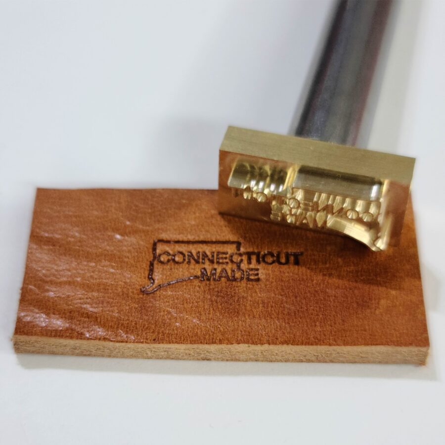 Connecticut Made Stamp - Leather Stamp Maker