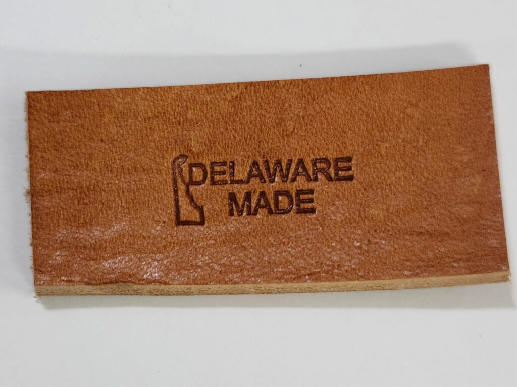 Delaware Made Stamp - Leather Stamp Maker