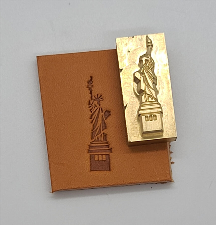 Statue of Liberty Stamp with 1/2 Handle