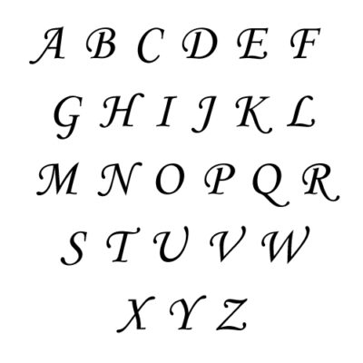 Monotype Corsiva Mini Font Set