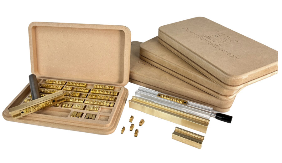 Brass Font & Letter Sets by Leather Stamp Maker