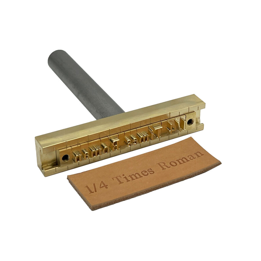 Pro Leather Stamps: 215 Pc Times Roman Letter Set (1/4″)