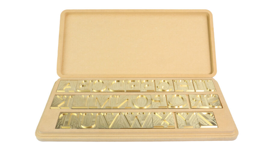 Brass Font & Letter Sets by Leather Stamp Maker