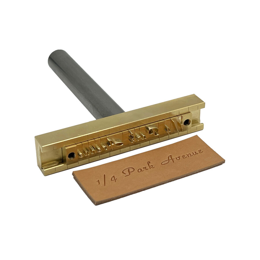 Pro Leather Stamps: 215 Pc Park Avenue Letter Set (1/4″)