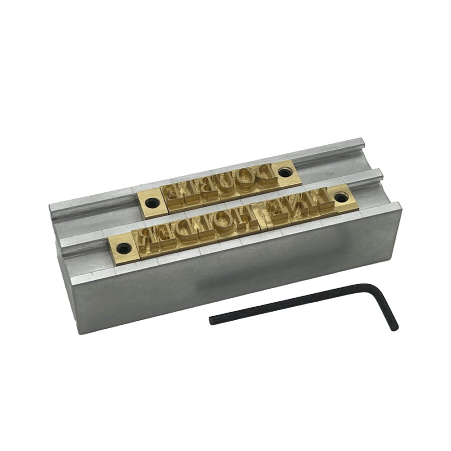 Kwik Print Letter Adapter 4″ Double Line