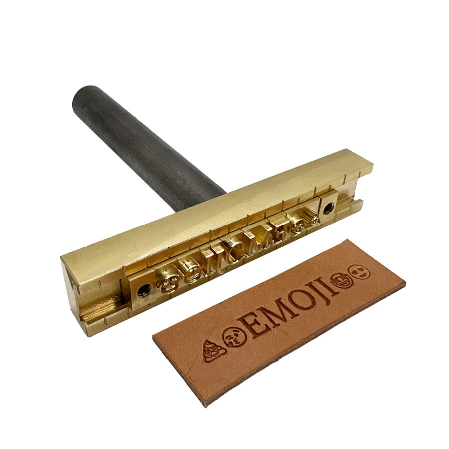 Emoji Individual Brass Stamp | Leather Stamp Maker